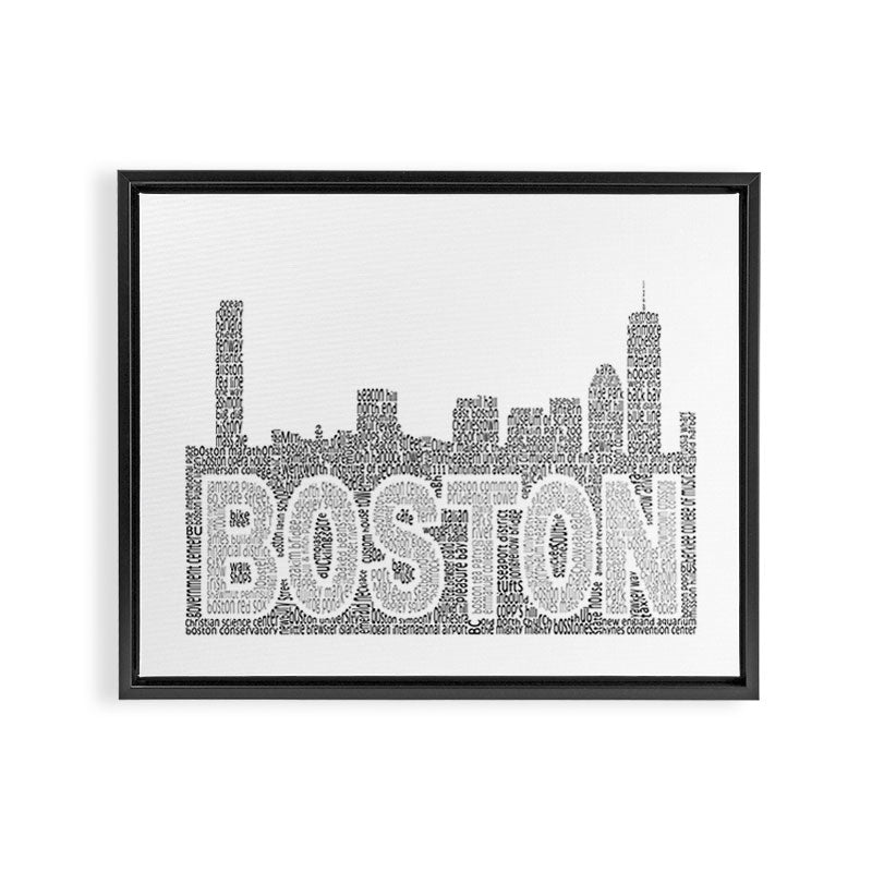 Boston Skyline 1 Art Canvas Restudio Designs