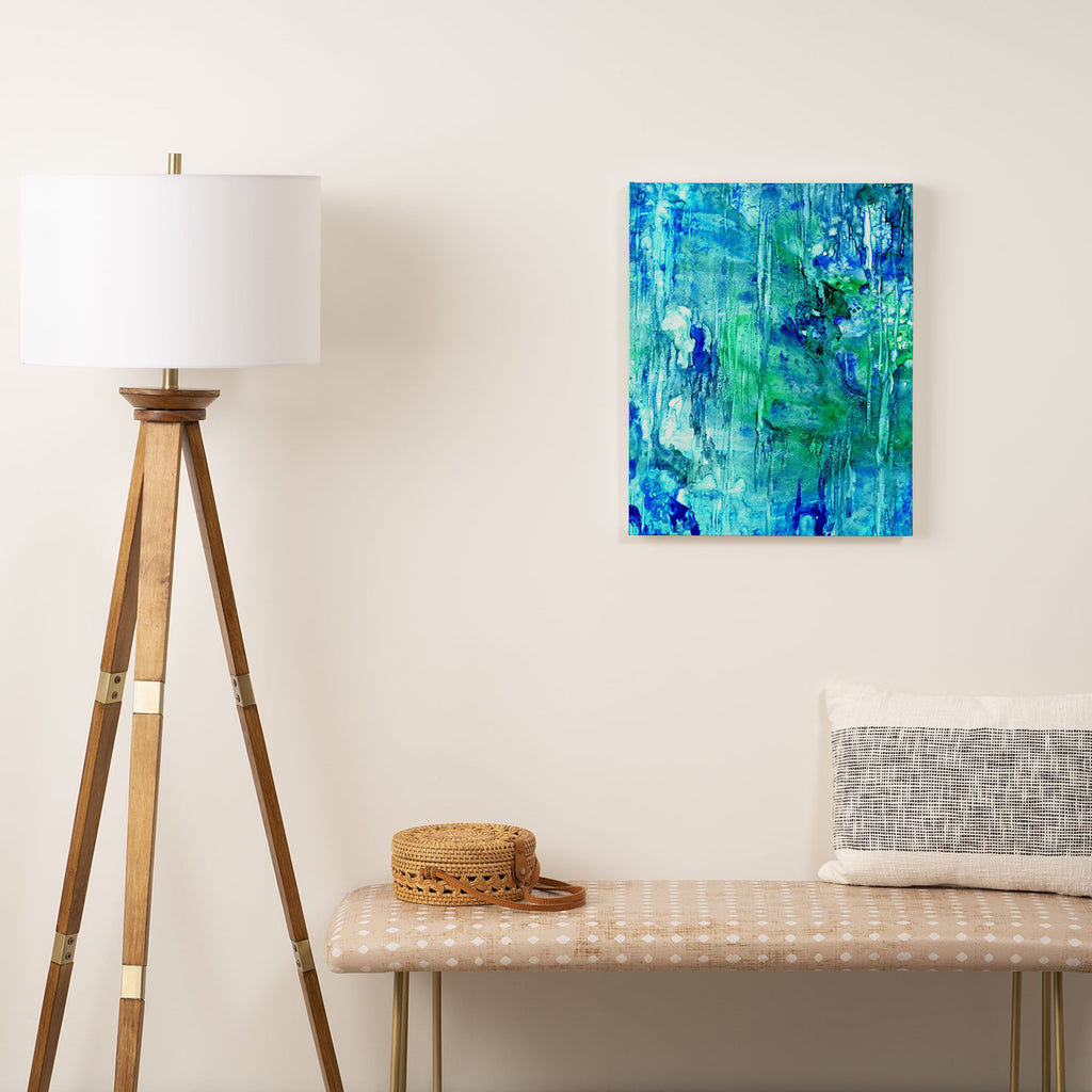 Blue Grotto Art Canvas Rosie Brown