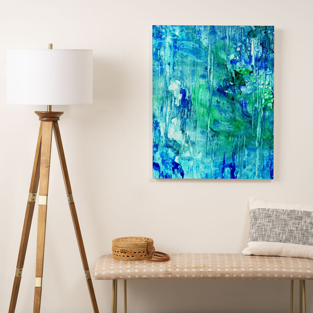 Blue Grotto Art Canvas Rosie Brown