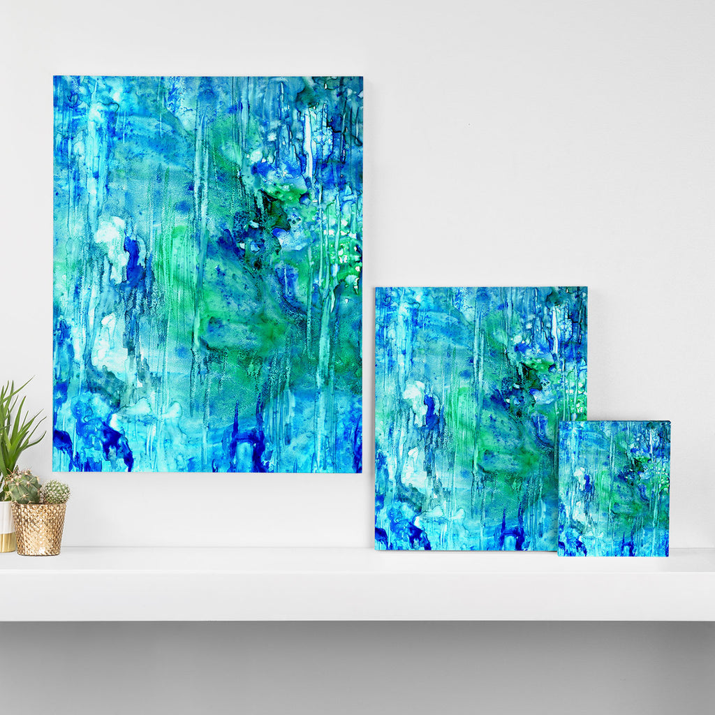 Blue Grotto Art Canvas Rosie Brown