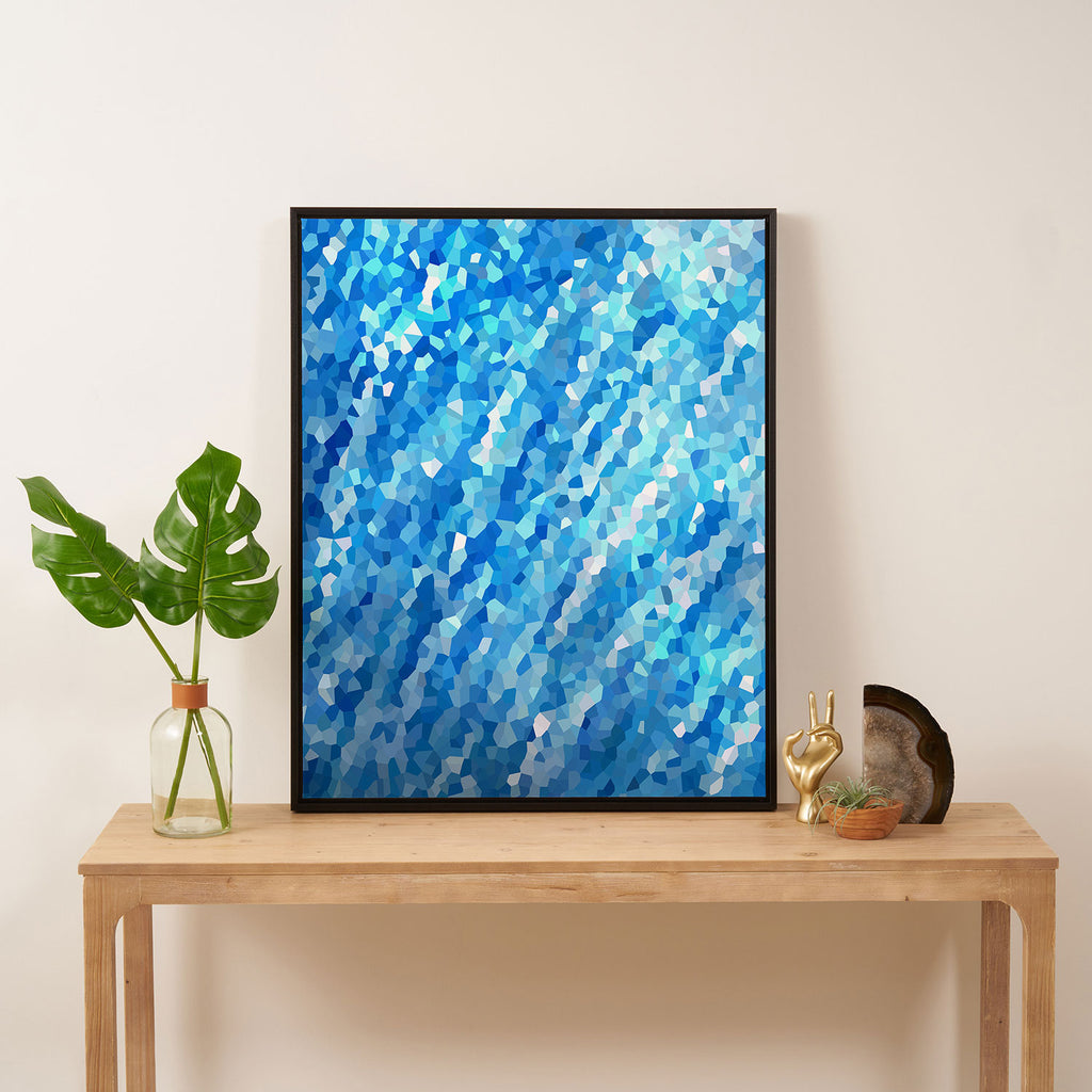 True Blue Art Canvas Rosie Brown