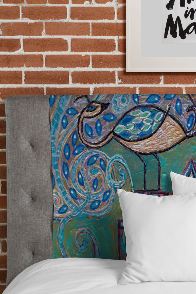 Ever Watchful Guardian Tapestry Ruby Door