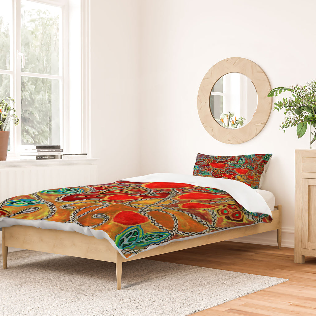 Eves Apples Duvet Cover Ruby Door