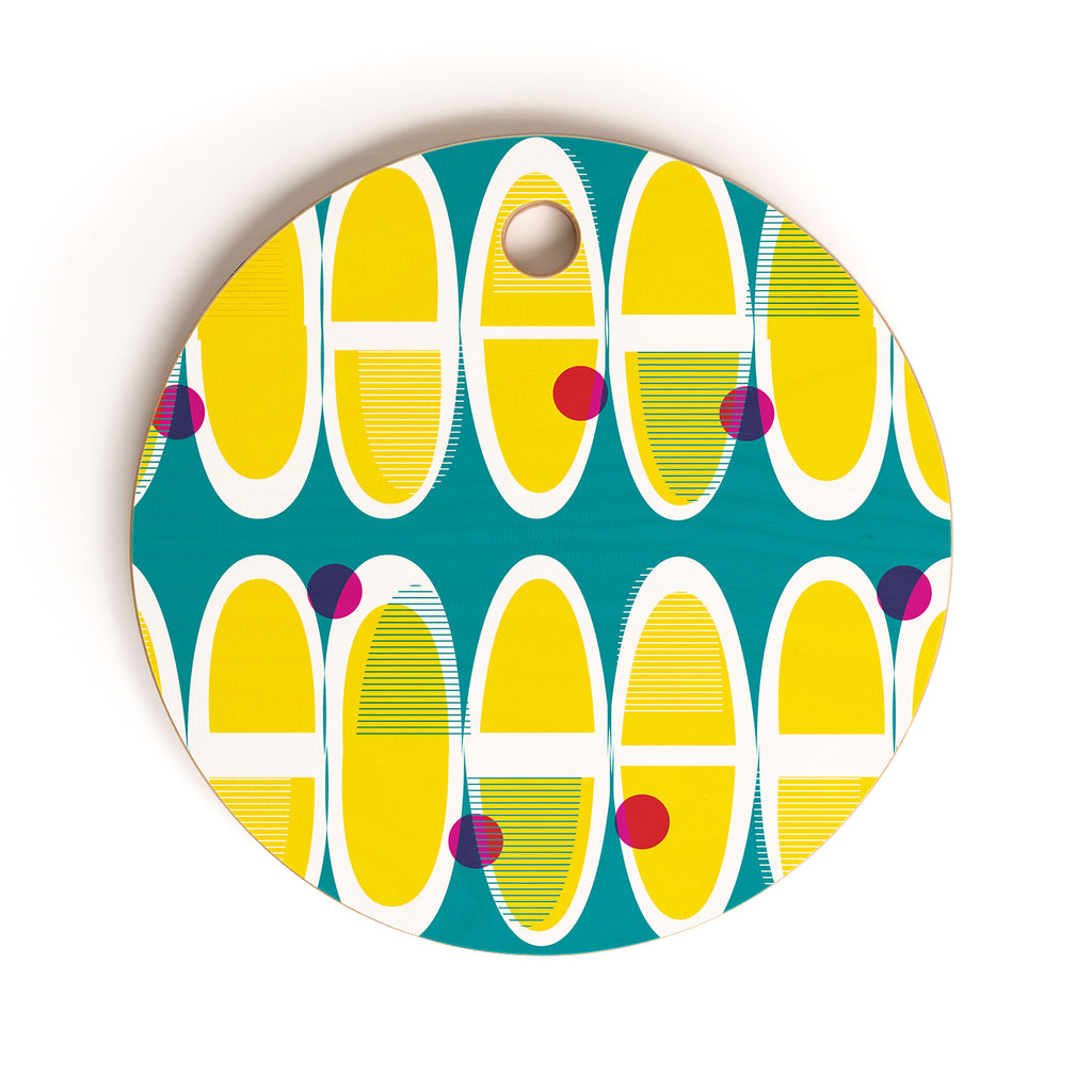 Under The Arches Cutting Board Round Sam Osborne