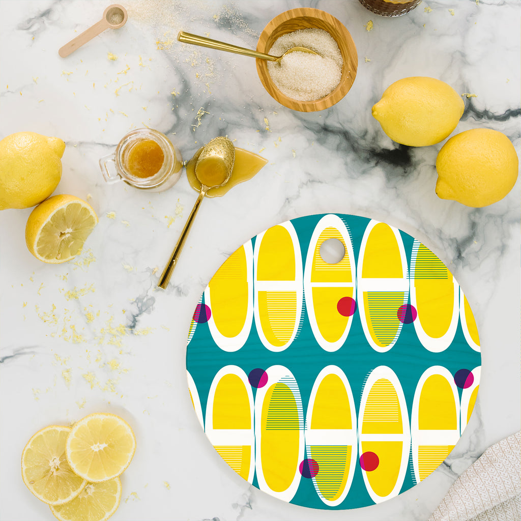 Under The Arches Cutting Board Round Sam Osborne