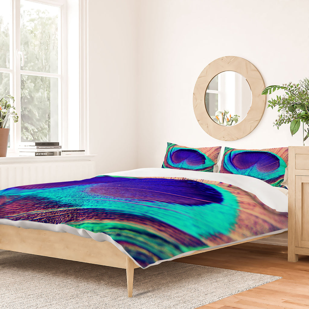 Pretty Peacock Duvet Cover Shannon Clark