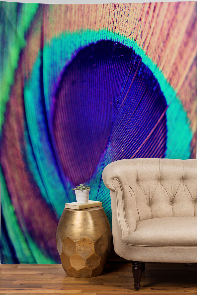 Pretty Peacock Tapestry Shannon Clark