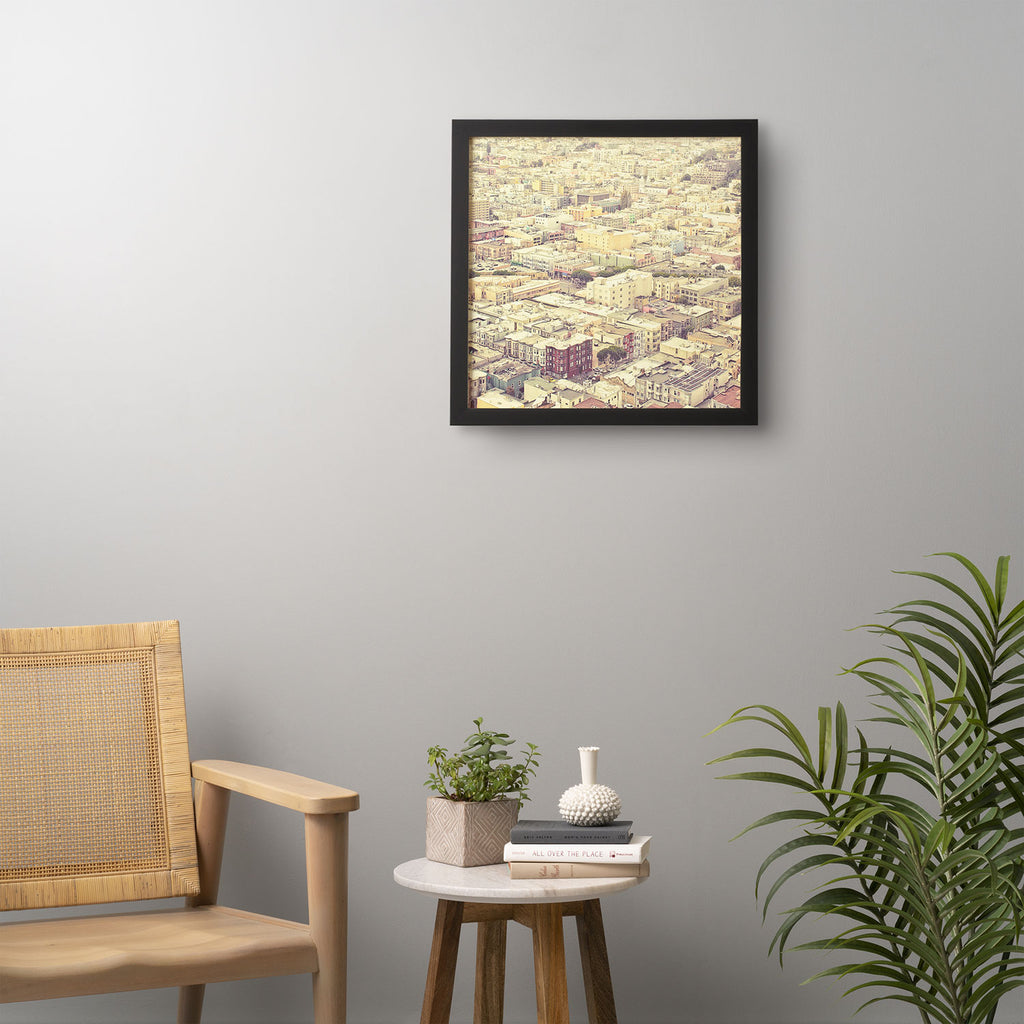 San Fran Rooftops Framed Wall Art Shannon Clark