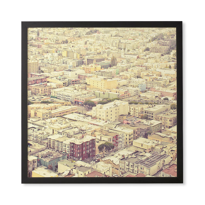 San Fran Rooftops Framed Wall Art Shannon Clark