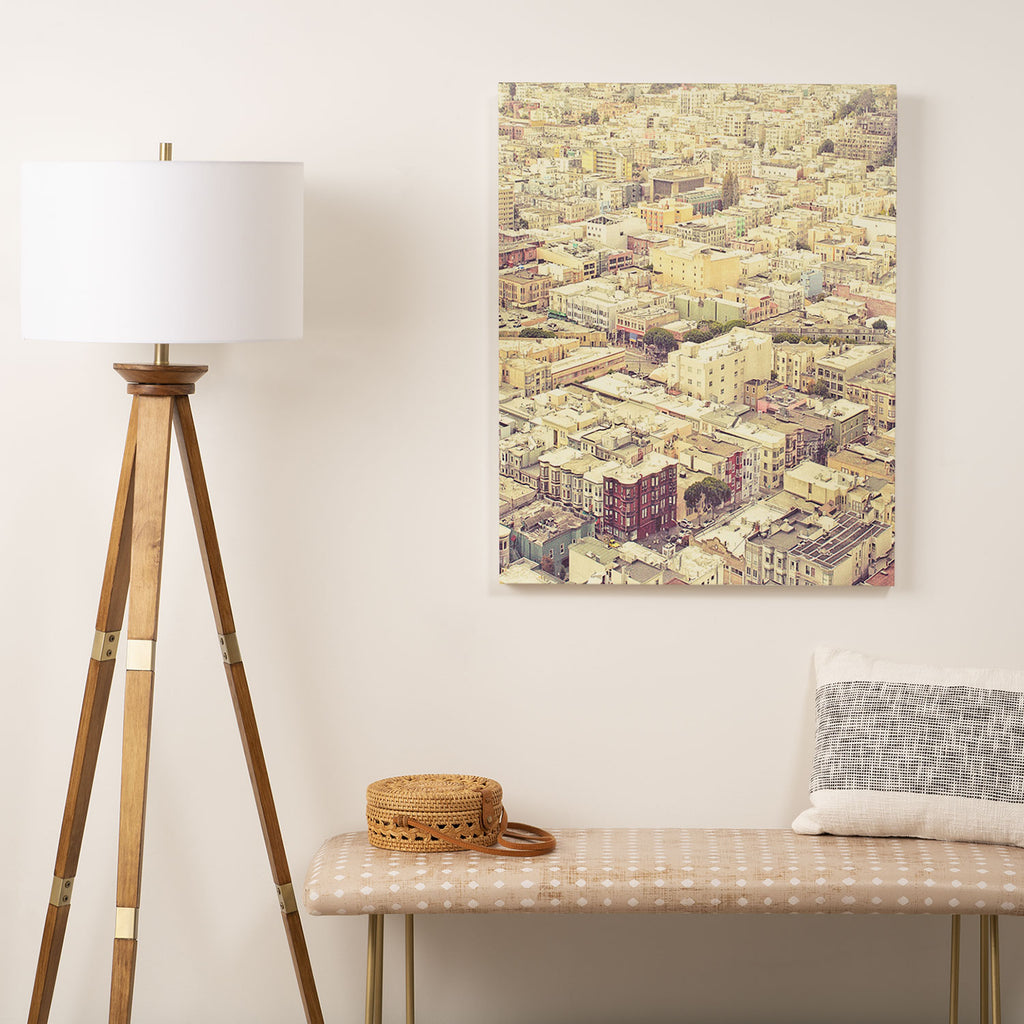 San Fran Rooftops Art Canvas Shannon Clark