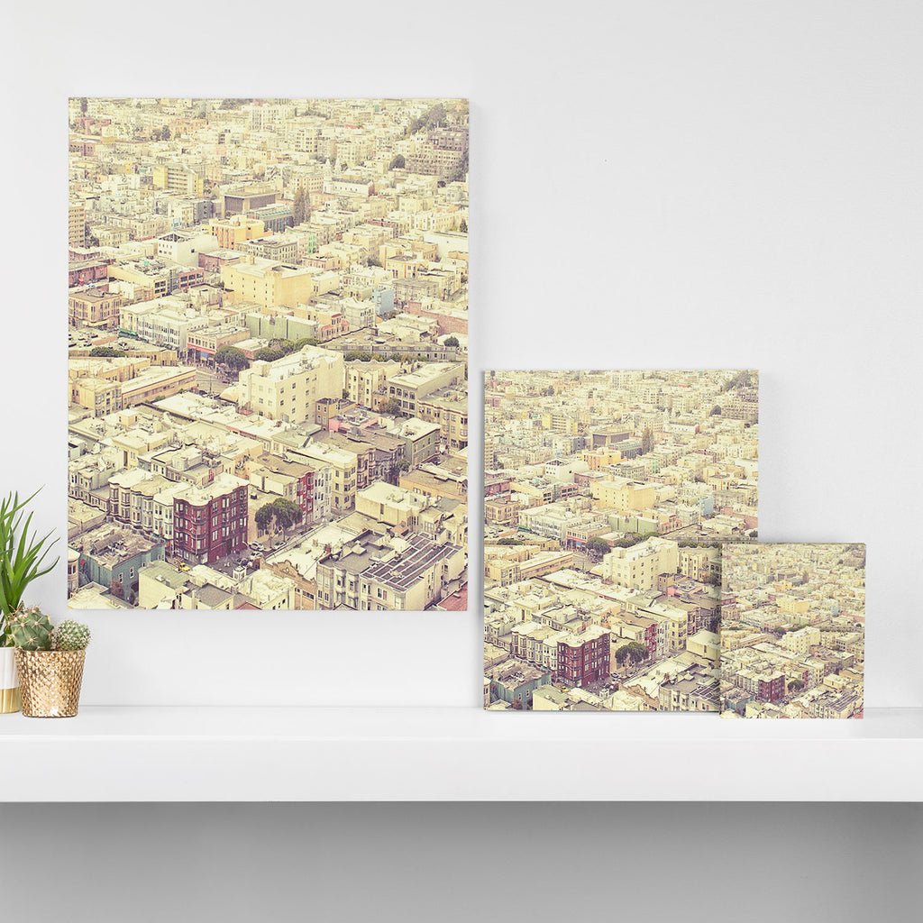 San Fran Rooftops Art Canvas Shannon Clark
