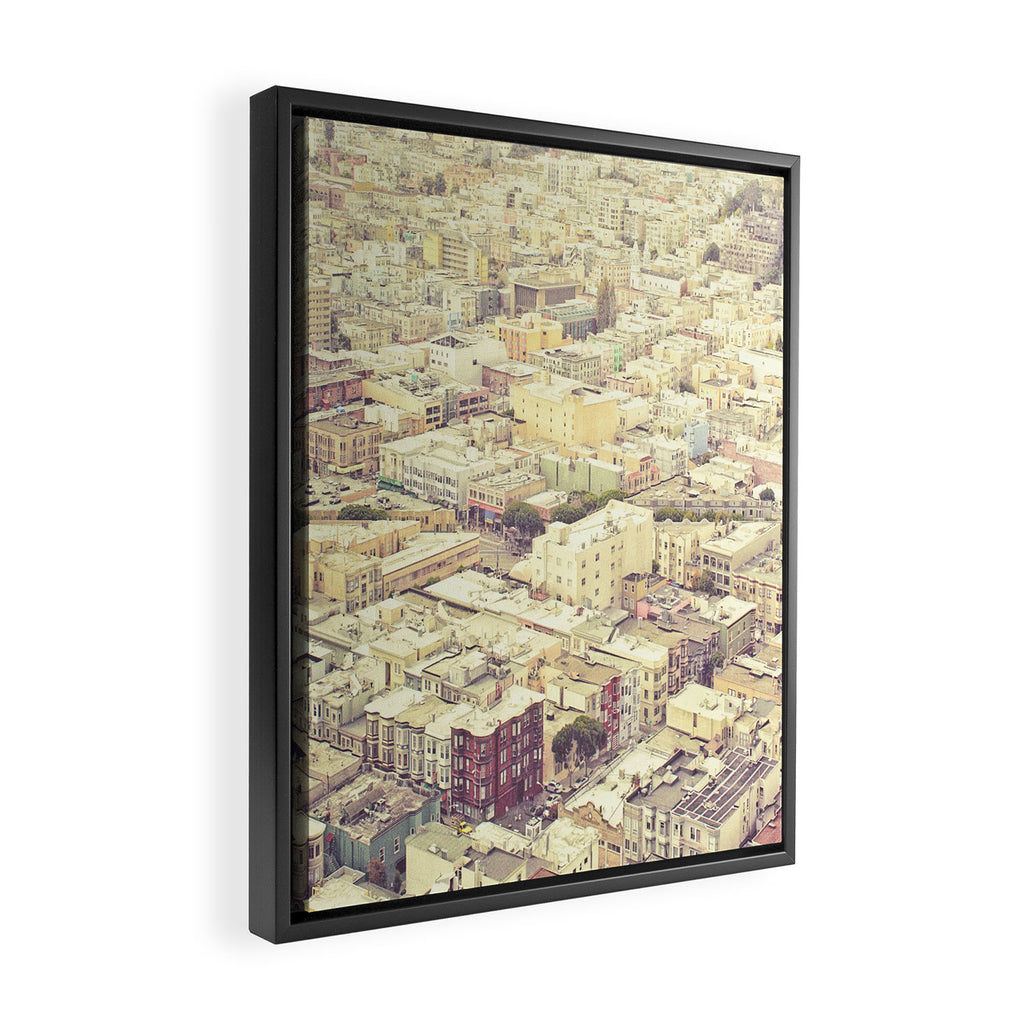 San Fran Rooftops Art Canvas Shannon Clark