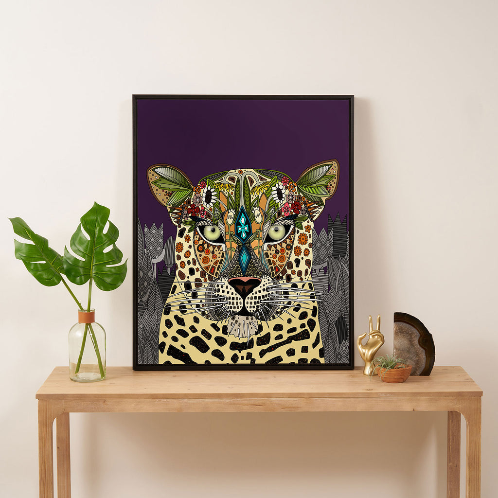 Leopard Queen Art Canvas Sharon Turner