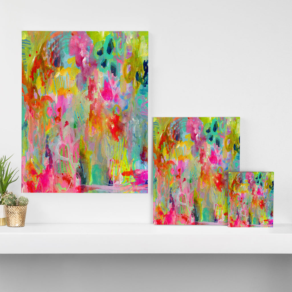 Hot Mess Art Canvas Stephanie Corfee