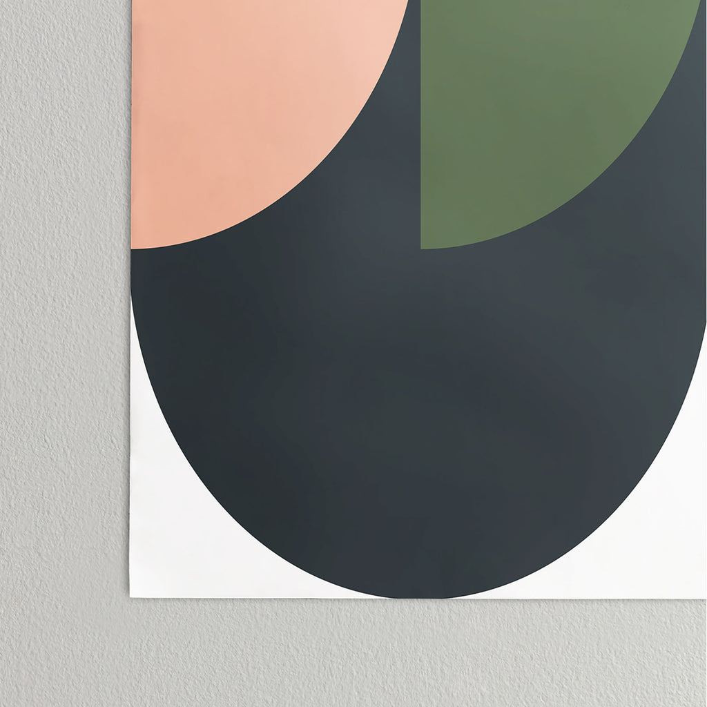 Mid Century Geometric 15 Poster The Old Art Studio