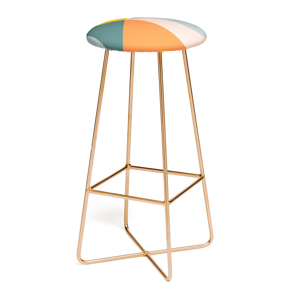 Modern Geometric 33 Bar Stool The Old Art Studio