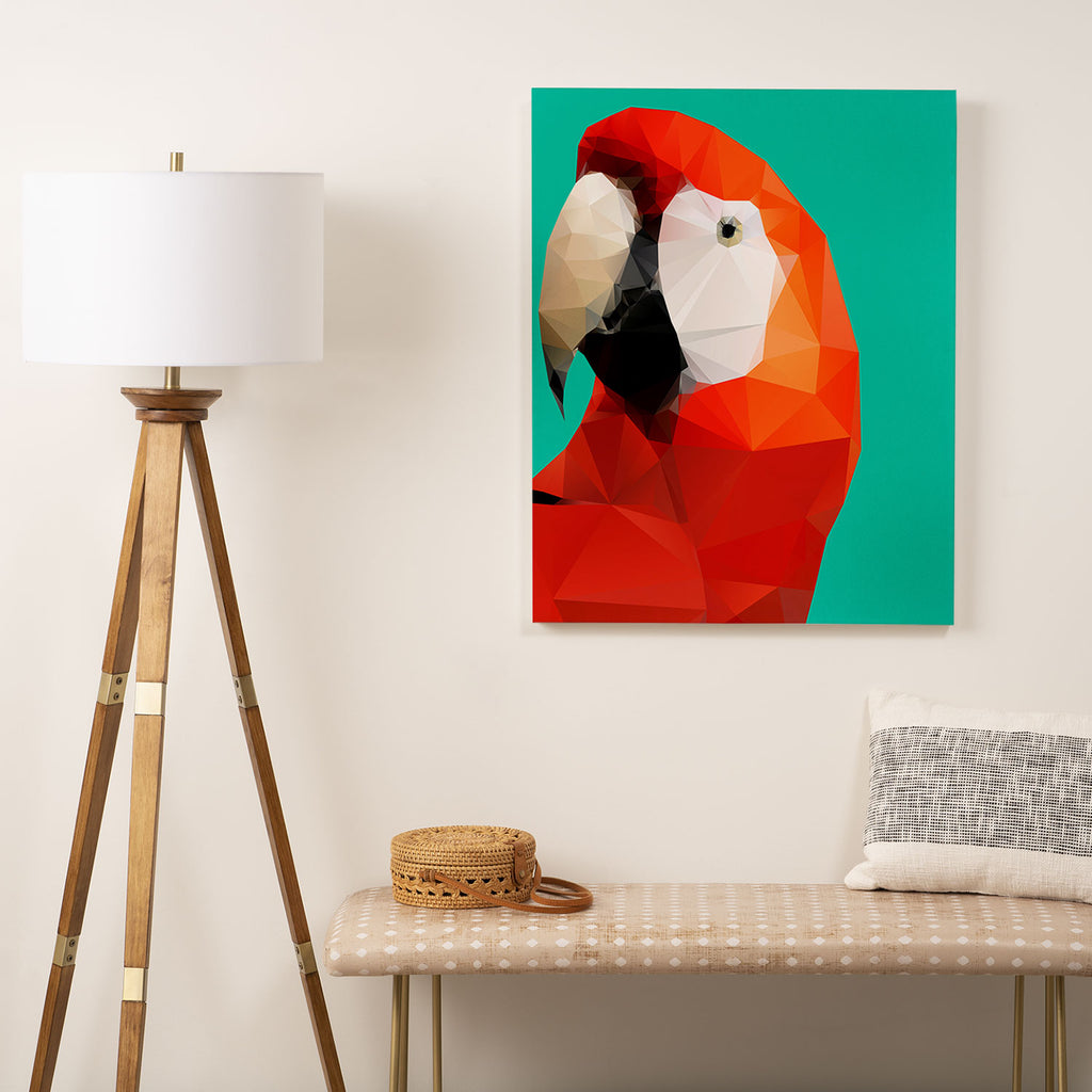 Parrot Red Art Canvas Three Of The Possessed
