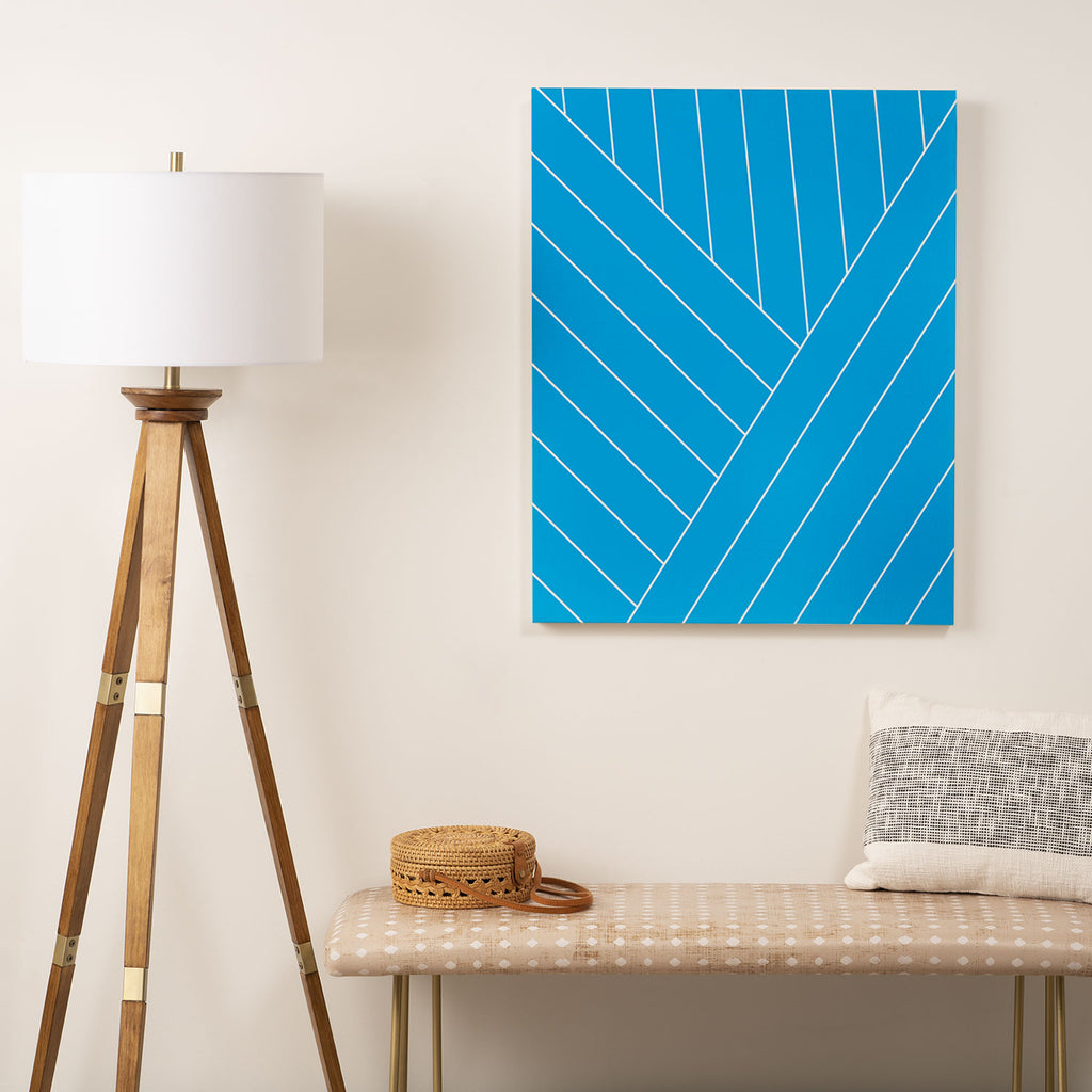 Wave Blue Art Canvas Three Of The Possessed