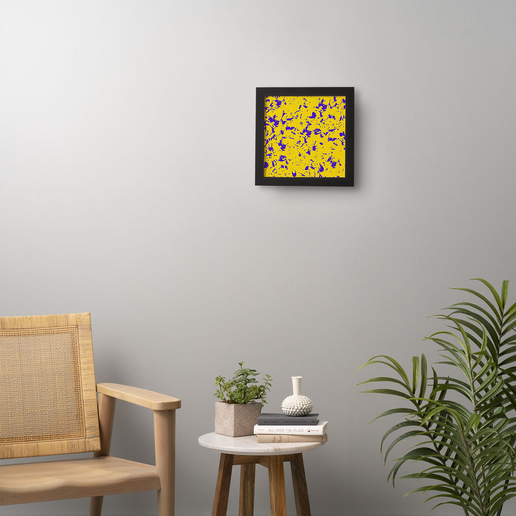 1florec4 Framed Wall Art Triangle Footprint