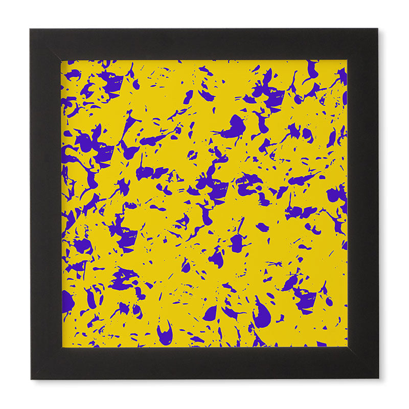 1florec4 Framed Wall Art Triangle Footprint