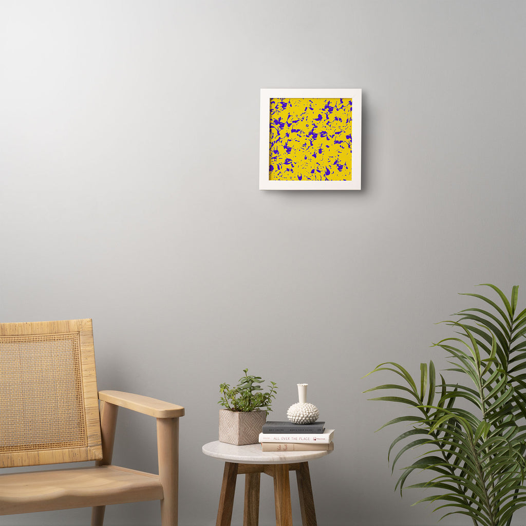 1florec4 Framed Wall Art Triangle Footprint