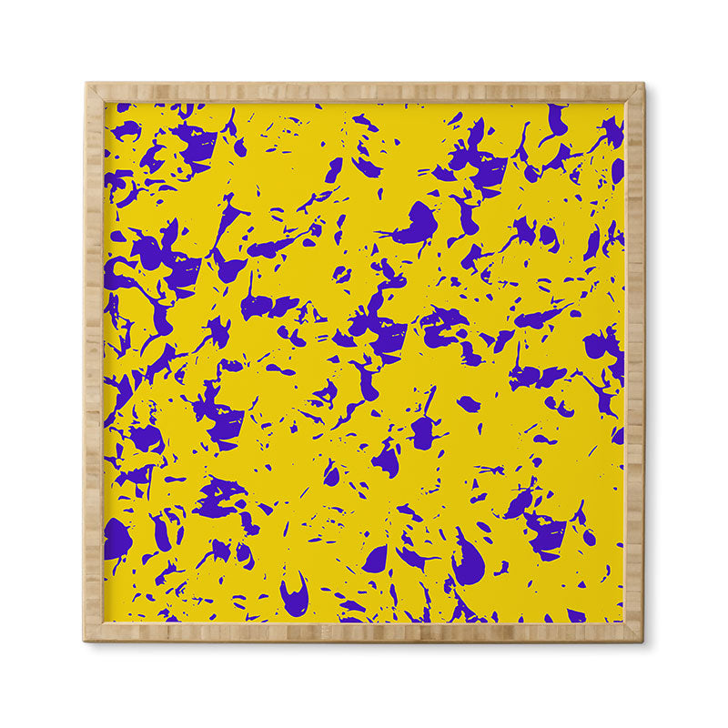 1florec4 Framed Wall Art Triangle Footprint