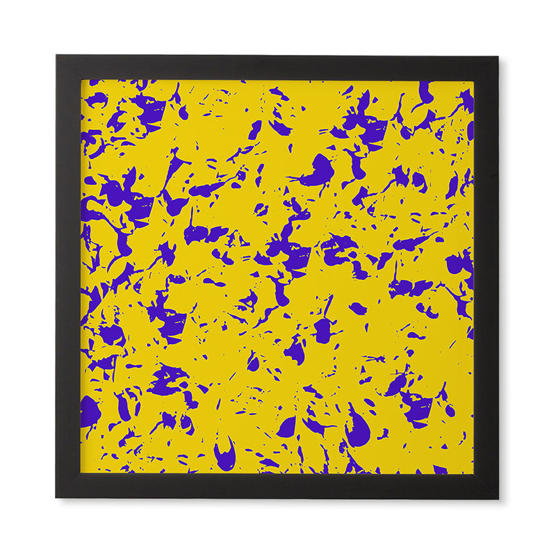 1florec4 Framed Wall Art Triangle Footprint