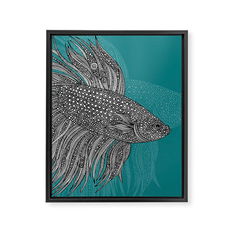 Beta Fish Art Canvas Valentina Ramos