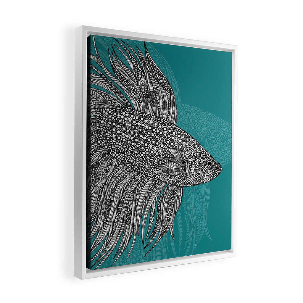 Beta Fish Art Canvas Valentina Ramos